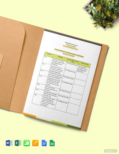 31+ FREE Construction Schedule Templates in Excel