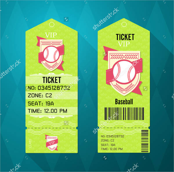 20 Baseball Ticket Templates Free PSD AI Vector EPS Format Download