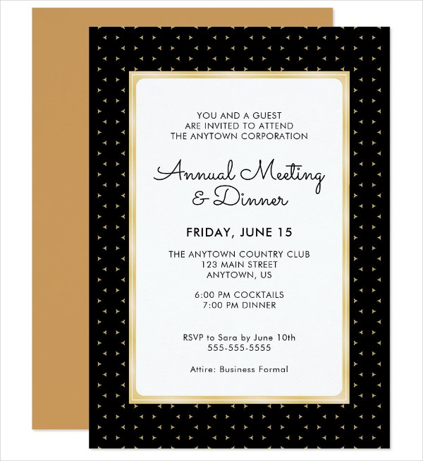 67+ Dinner Invitation Designs - PSD, AI