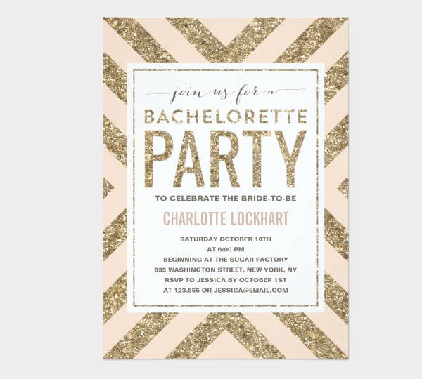 12 Bachelorette Party Invitations PSD AI Vector EPS