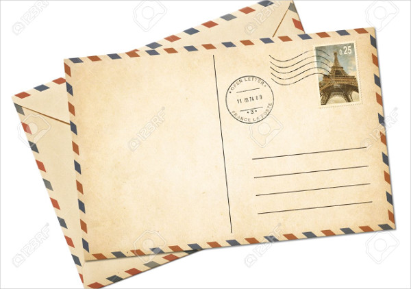 7 Vintage Postcard Templates Free PSD AI Vector EPS Format Download