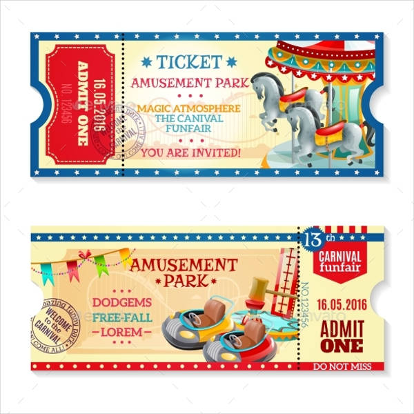 16 Carnival Ticket Templates Free PSD AI Vector EPS Format Download