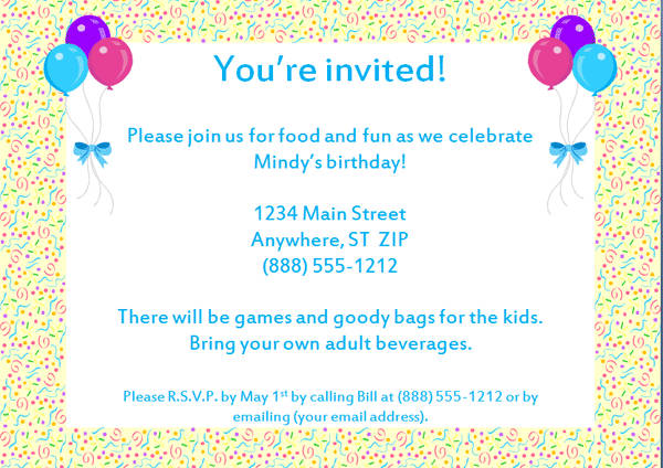 58 Sample Birthday Invitation Templates PSD AI Word