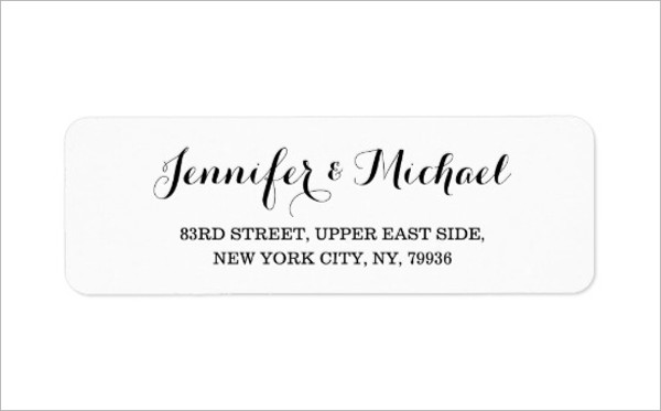 Wedding Return Address Labels Template Free FREE PRINTABLE TEMPLATES