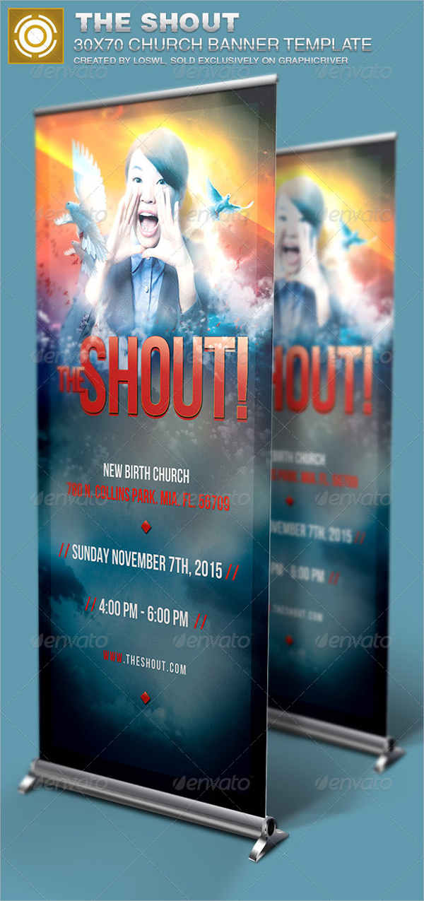 7 Church Banner Designs Templates PSD Vector EPS