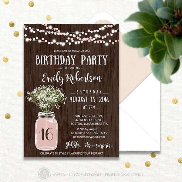 22+ Birthday Invitation Templates in PDF