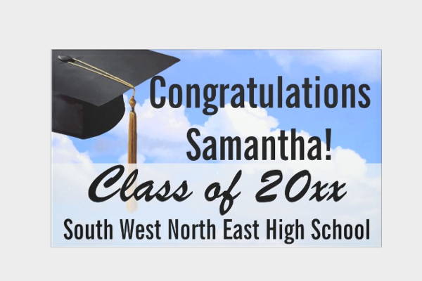 Graduation Banner Templates For Word
