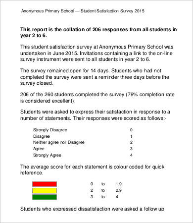Student Satisfaction Survey Template - 10+ Free Word, PDF Documents ...
