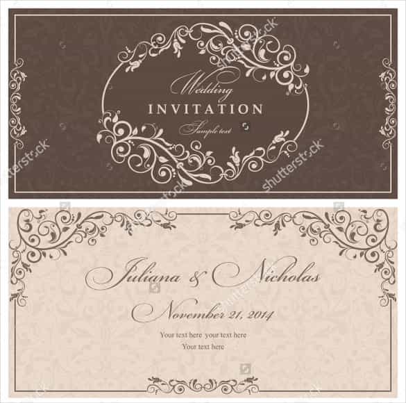 Wedding Card Template | Free Word Templates