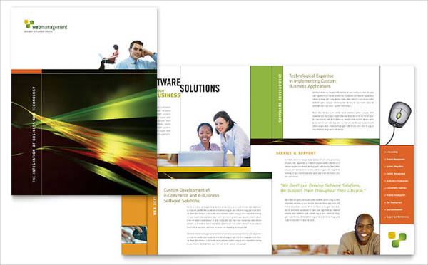 19+ FREE Software Company Brochures - Design, Templates, Apple Page ...