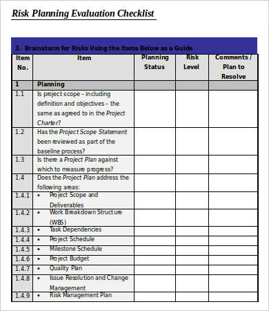 Project Evaluation Checklist Template - 7+ Free Word, PDF Documents ...