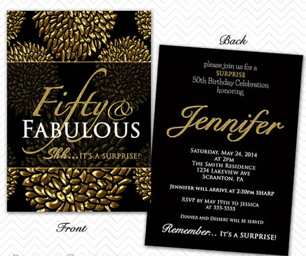 18 Formal Party Invitations PSD EPS AI Word