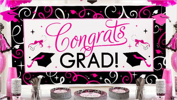 9 Outdoor Graduation Banners Designs Templates