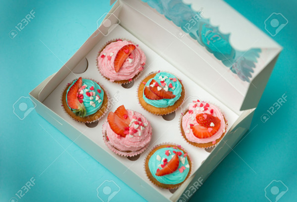 7 Cupcake Box Packaging Templates Design Templates