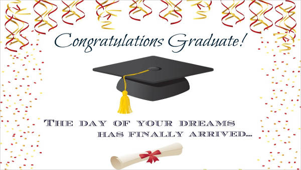 9 Graduation Greeting Cards PSD AI Google Docs Apple Pages