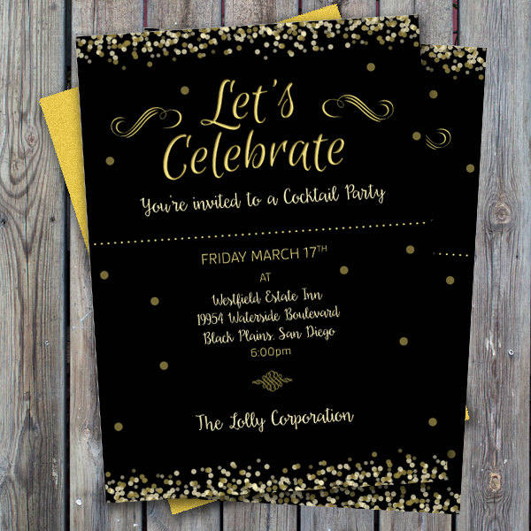 9 Business Dinner Invitations PSD AI Word