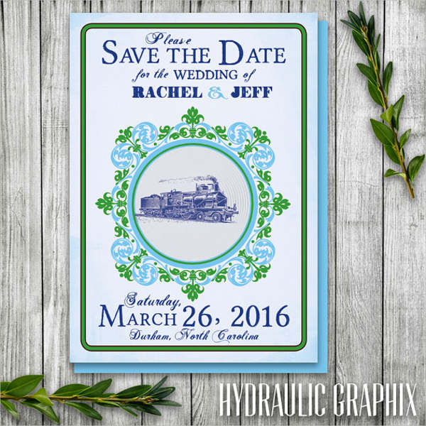 7 Save the Date Event Postcards PSD AI EPS