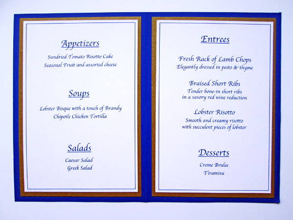 Graduation Party Menu Word - 5+ Free Templates