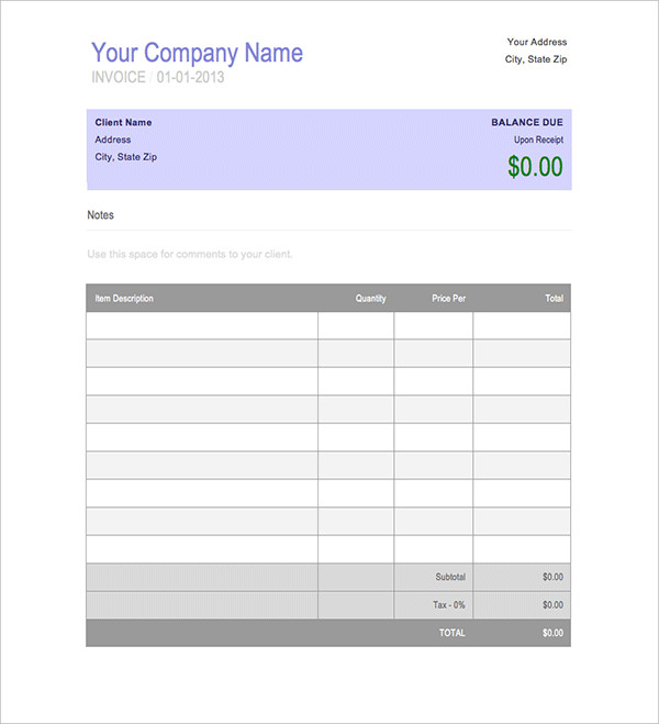 Invoice Book Template Do You Know How Many People Show Up AH STUDIO 