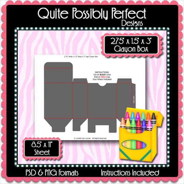 8+ Crayon Box Templates - Free PDF, PSD, EPS Format Download