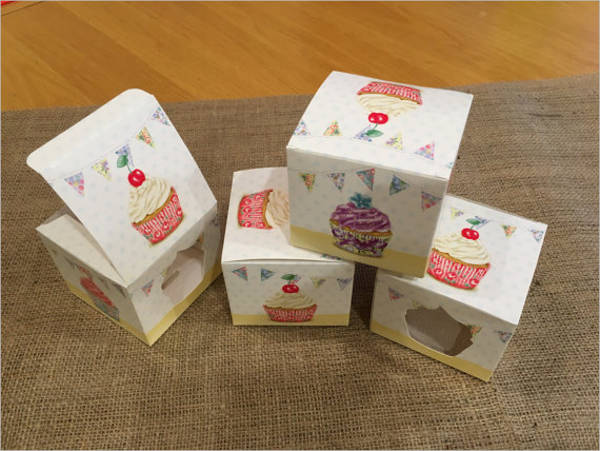 9 Cupcake Box Templates Free Word PDF PSD EPS Format Download