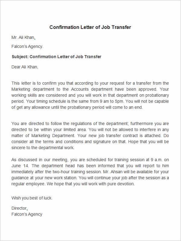 44+ FREE Transfer Letter Templates - PDF, Google DOC, Excel, Apple Pages