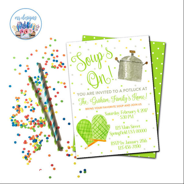 13+ Potluck Email Invitation Templates - PSD, AI