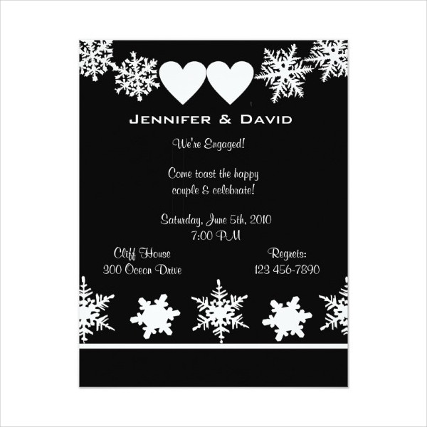 13 Surprise Engagement Party Invitation Designs Templates PSD AI
