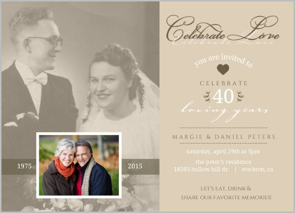 7+ Wedding Anniversary Program Templates - PSD, Vector EPS, AI ...