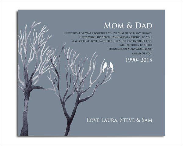 7+ Wedding Anniversary Program Templates - PSD, Vector EPS, AI ...