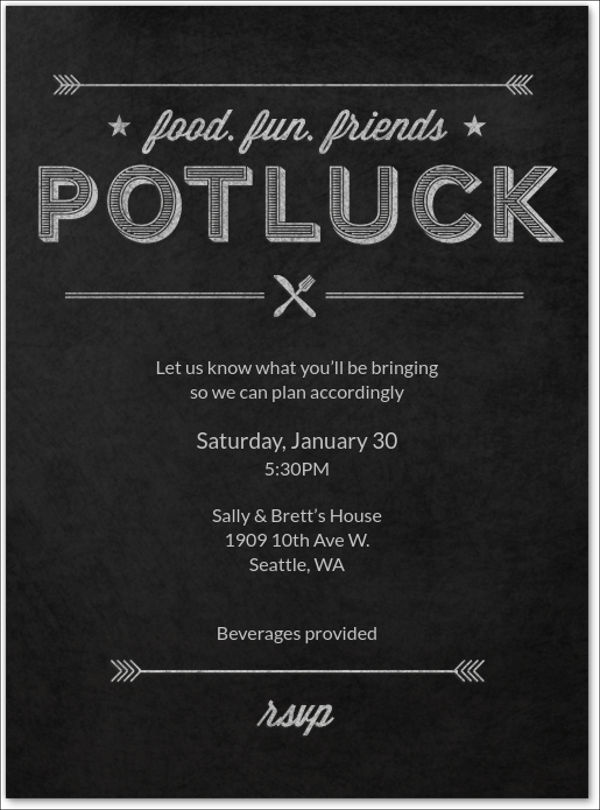 14+ Farewell Potluck Invitations - JPG, Vector EPS, Ai Illustrator Download