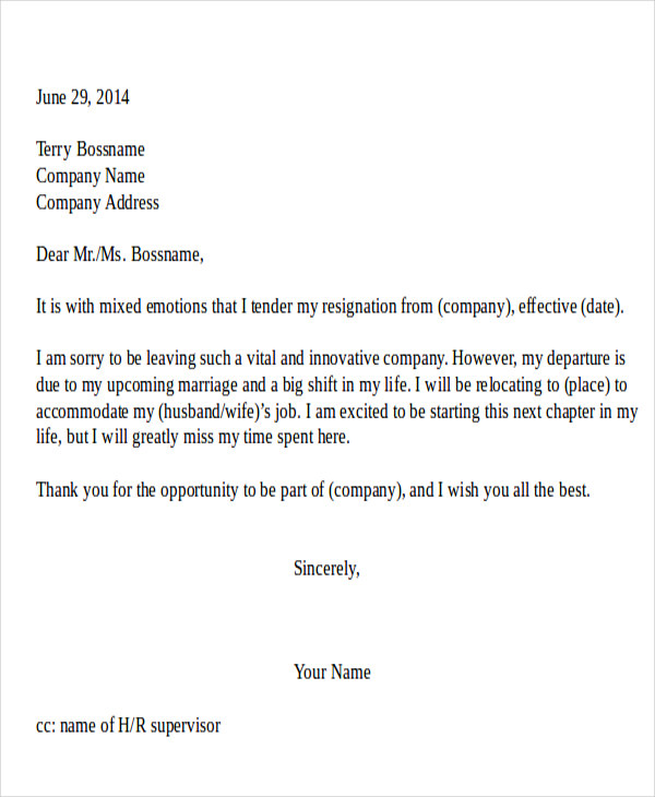 Letter Of Resignation Teacher Moving Collection Letter Template 