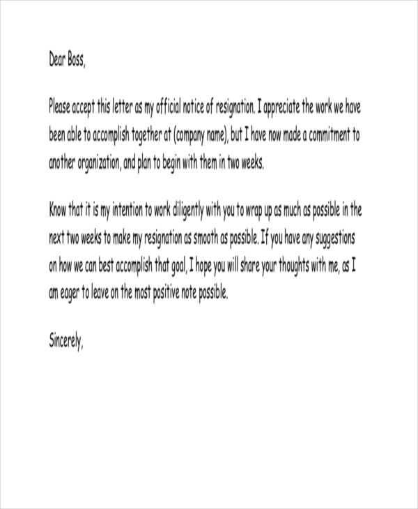 Heartfelt Resignation Letter Template - 7+ Free Word, PDF Format Download!