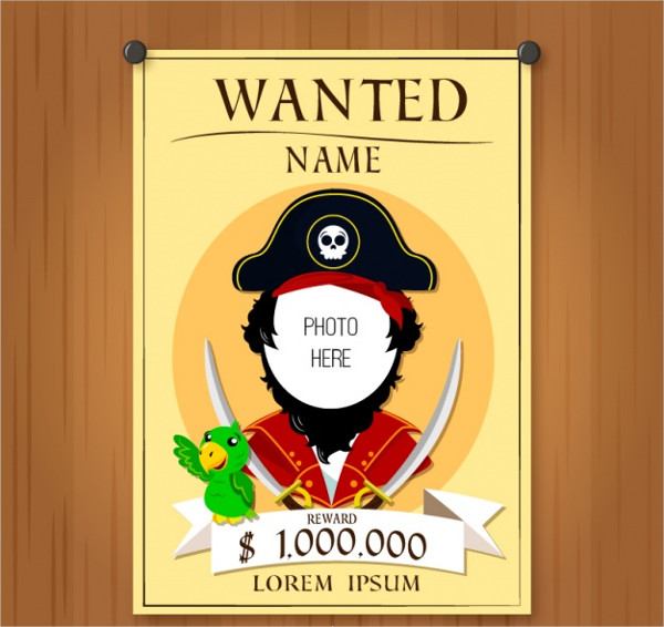 Wanted Posters 11 Free Printable Templates In PSD Vector EPS 