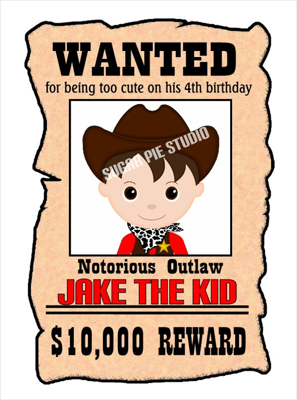 Wanted Posters 11 Free Printable Templates In PSD Vector EPS 