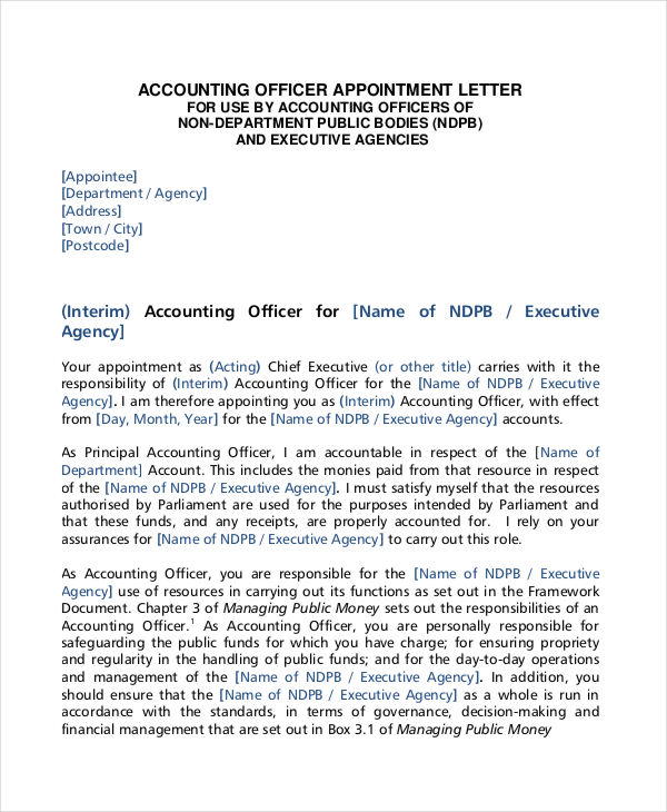 16+ Simple Appointment Letters - PDF, DOC