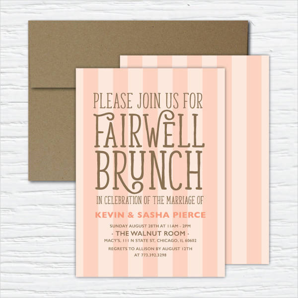 8 Farewell Lunch Invitations JPG Vector EPS Ai Illustrator Download