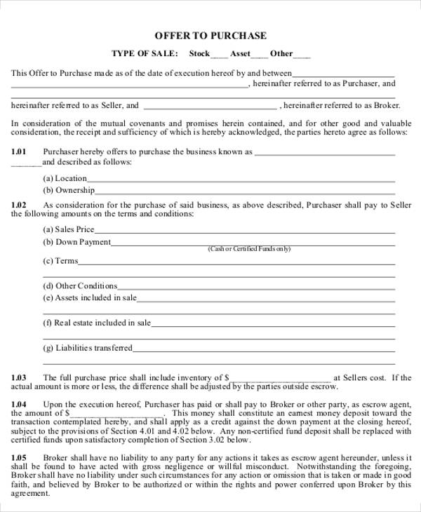 Business Offer Letter Template - 12+ Free Word, PDF Format Download!