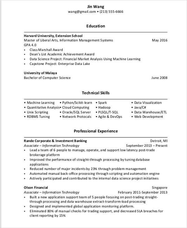 Marketing Fresher Resume Template 4 Free Word PDF Format Download 