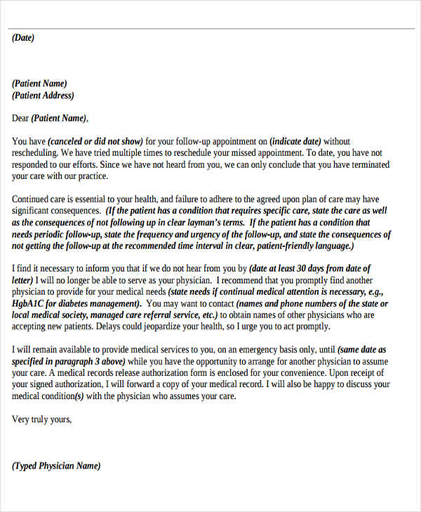 Reschedule Appointment Letter Template - 11+ Word, PDF Format Download!