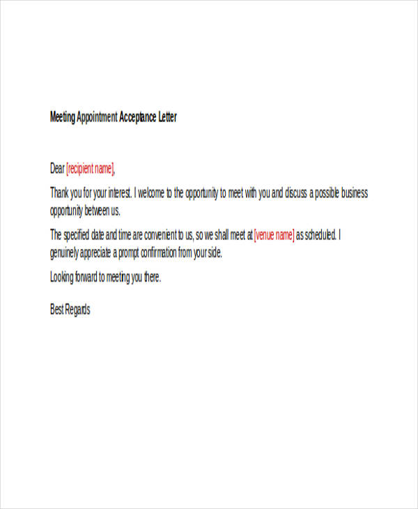 20+ Sample Appointment Letter Templates