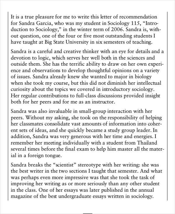 Transfer Recommendation Letter Template - 5+ Free Word, PDF Format ...