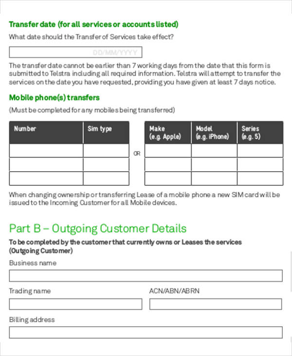 Business Transfer Letter Template - 7+ Free Word, PDF Format Download!