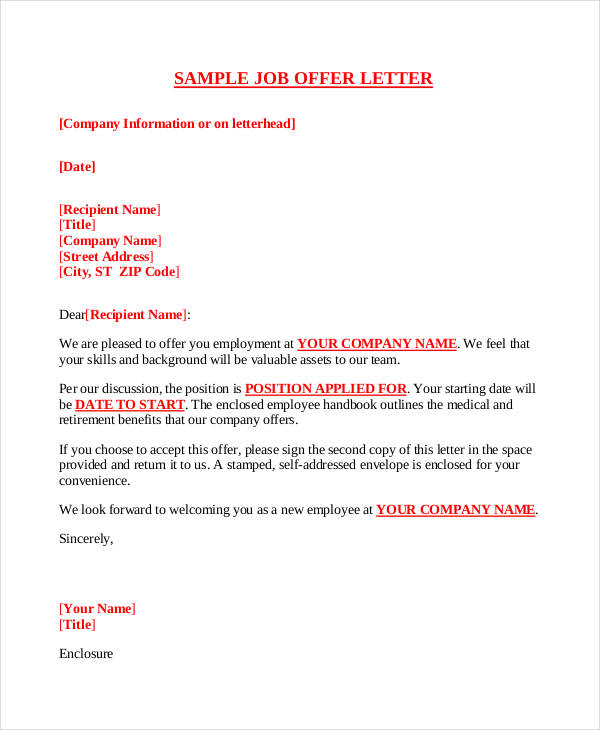 Company Offer Letter Xoxo Therapy
