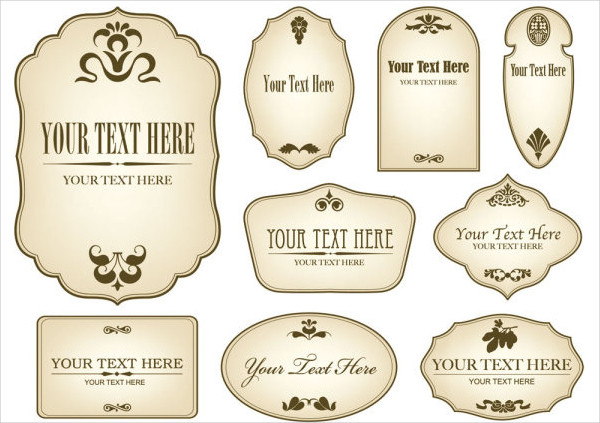 12 Vintage Bottle Label Templates Free Printable PSD Word PDF 