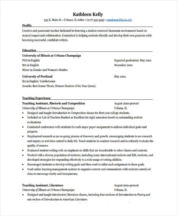 9 Fresher Lecturer Resume Templates In MS Word Apple Pages PDF 