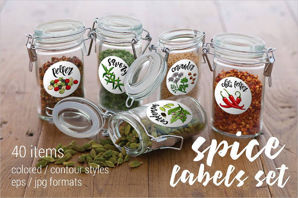 7+ Spice Jar Label Templates - Free Printable PSD, Word, PDF Format ...
