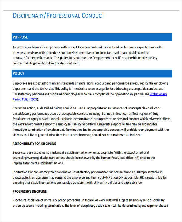 12+ Behavior Warning Letter Templates - DOC, PDF