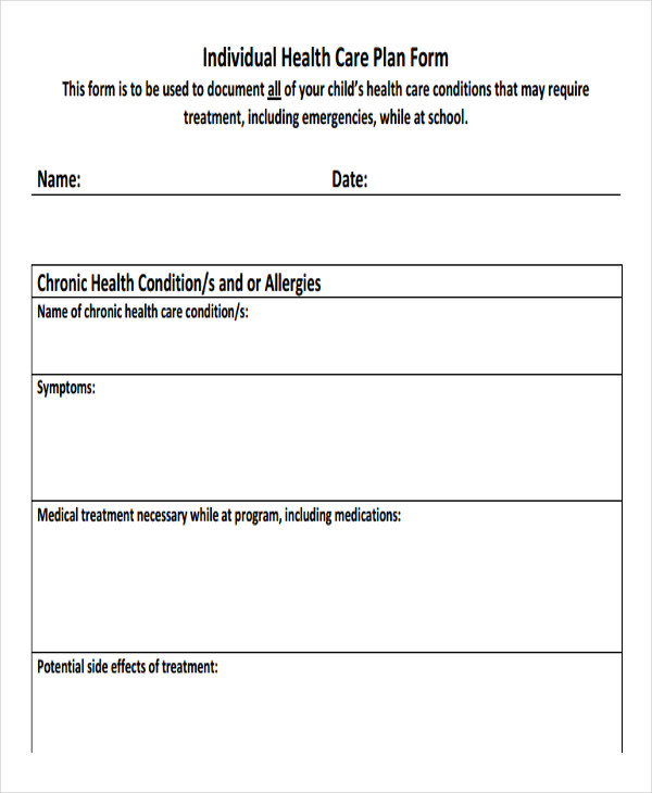 Health Care Plan Template - 15+ Word, PDF Format Download!
