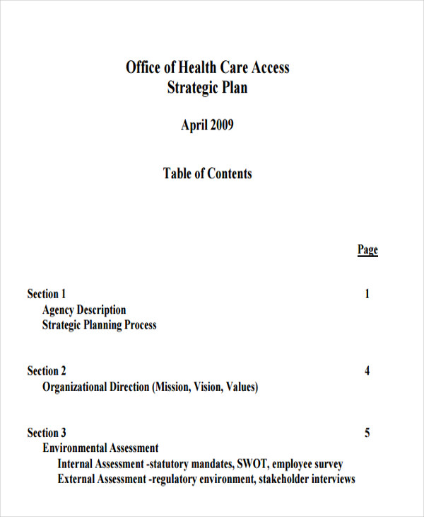 Health Care Plan Template - 15+ Word, PDF Format Download!